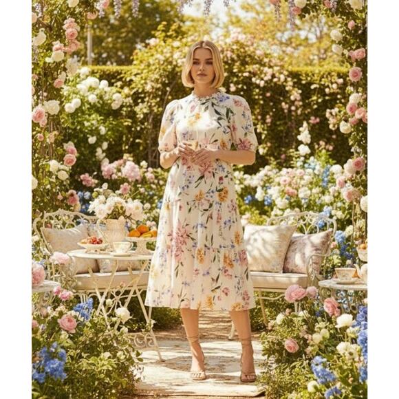 Generation Love | Dresses | Generation Love Maria Peony Dress Xl White ...